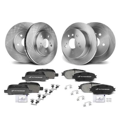 China Front & Rear Disc Brake Rotors & Ceramic Brake Pads for Toyota Avalon Solara for sale