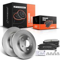 China Rear Disc Brake Rotors & Ceramic Brake Pads for Cadillac Seville 98-04 DeVille for sale