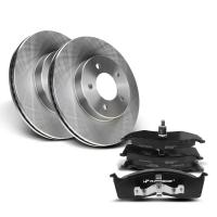 China Front Disc Brake Rotors & Ceramic Brake Pads for Chrysler 300M 99-04 Concorde for sale