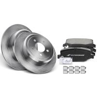 China Rear Disc Brake Rotors & Ceramic Brake Pads for Dodge Nitro 07-11 Jeep Liberty for sale