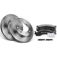 China Front Disc Brake Rotors & Ceramic Brake Pads for Dodge Ram 2500 3500 2000-2002 for sale