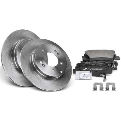 China Rear Disc Brake Rotors & Ceramic Brake Pads for Hyundai Sonata 12-17 Optima Kia for sale