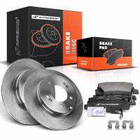China Rear Disc Brake Rotors & Ceramic Brake Pads for Hyundai Sonata 12-17 Optima Kia for sale