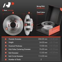 China Rear Disc Brake Rotors & Ceramic Brake Pads for Hyundai Sonata 12-17 Optima Kia for sale
