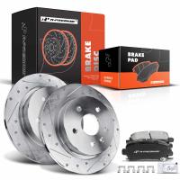 China Rear Drilled Rotors & Ceramic Brake Pads for Buick Regal Chevrolet Malibu for sale