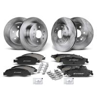 China Front & Rear Disc Brake Rotors & Ceramic Brake Pads for Chevy Silverado 1500 for sale