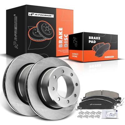 China Rear Disc Brake Rotors & Ceramic Brake Pads for Ram 2500 3500 2011-2018 Dodge for sale