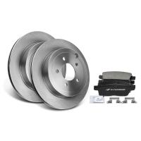 China Rear Disc Brake Rotors & Ceramic Brake Pads for Ford Edge Lincoln MKX 3.5L for sale