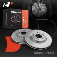 China Front Disc Brake Rotors for Hyundai Santa Fe 2007-2009 with 5 Holes for sale