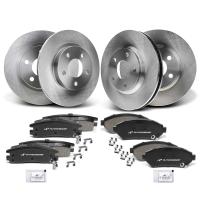 China Front & Rear Disc Brake Rotors & Ceramic Brake Pads for Cadillac DeVille Buick for sale