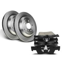 China Rear Disc Brake Rotors & Ceramic Brake Pads for Mercedes-Benz ML320 R350 X164 for sale