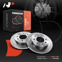 China Rear Disc Brake Rotors for Kia Spectra 2004-2009 Spectra5 L4 2.0L for sale