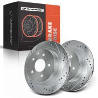 China Rear Drilled Brake Rotors for INFINITI G35 03-05 Nissan 350Z Rogue Juke X-Trail for sale
