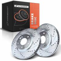 China Front Drilled Brake Rotors for Hyundai Sonata 2006-2016 Kia Forte Optima Rondo for sale