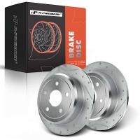China Rear Drilled Brake Rotors for Jeep Wrangler 2007-2017 Wrangler JK 2018 for sale