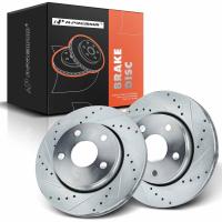 China Front Drilled Brake Rotors for Jeep Wrangler 2007-2017 Wrangler JK 2018 for sale
