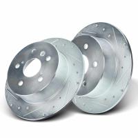 China Rear Drilled Brake Rotors for Toyota Camry 07-11 Avalon 08-12 Lexus ES350 for sale