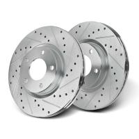 China Front Drilled Brake Rotors for Mazda 3 2004-2013 5 2006-2010 2012-2017 300mm for sale