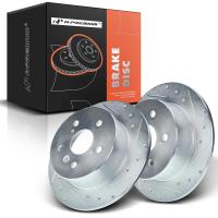 China Rear Drilled Brake Rotors for Toyota Camry 07-11 Avalon 08-12 Lexus ES350 for sale