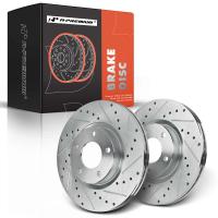 China Front Drilled Brake Rotors for Mazda 3 2004-2013 5 2006-2010 2012-2017 300mm for sale