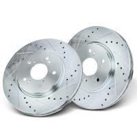 China Front Drilled Brake Rotors for Honda CR-V 2007-2016 Crosstour 12-15 Acura RDX for sale
