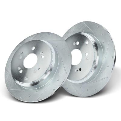 China Rear Drilled Brake Rotors for Honda Pilot 2009-2015 Odyssey 11-17 Acura MDX ZDX for sale