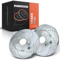 China Front Drilled Brake Rotors for Honda CR-V 2007-2016 Crosstour 12-15 Acura RDX for sale