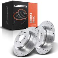 China Rear Drilled Brake Rotors for Honda Pilot 2009-2015 Odyssey 11-17 Acura MDX ZDX for sale