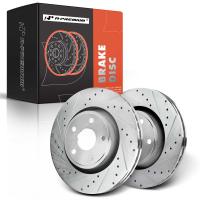China Front Drilled Brake Rotors for Jeep Grand Cherokee Dodge Durango 2011-2020 for sale