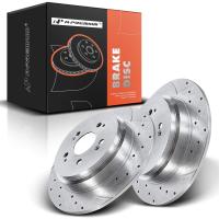 China Front Drilled Brake Rotors for Jeep Patriot 2007-2017 Dodge Avenger Chrysler for sale