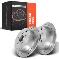 China Rear Drilled Brake Rotors for Honda Odyssey 2002-2004 V6 3.5L for sale
