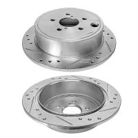 China Rear Drilled Brake Rotors for Honda Odyssey 2002-2004 V6 3.5L for sale