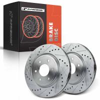 China Front Drilled Brake Rotors for Nissan Frontier Pathfinder Xterra Suzuki Equator for sale