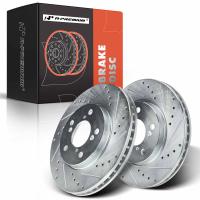 China Front Drilled Brake Rotors for Honda Odyssey 2005-2010 V6 3.5L for sale