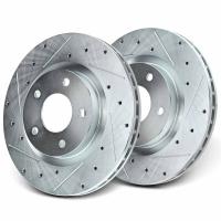 China Front Drilled Brake Rotors for Chrysler Sebring Jeep Compass Dodge Mitsubishi for sale