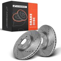 China Front Drilled Brake Rotors for Honda Pilot 2009-2015 Acura MDX ZDX RLX for sale