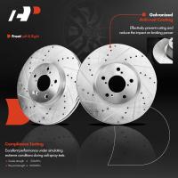 China Front Drilled Brake Rotors for Honda Pilot 2009-2015 Acura MDX ZDX RLX for sale