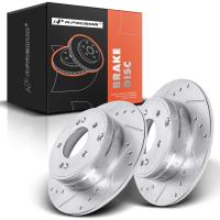 China Rear Drilled Brake Rotors for Hyundai Sonata 2005-2018 Azera Tucson Kia Optima for sale