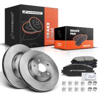 China Front Disc Brake Rotors & Ceramic Brake Pads for Toyota RAV4 06-18 Scion Pontiac for sale