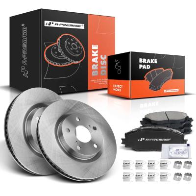 China Front Disc Brake Rotors & Ceramic Brake Pads for Toyota RAV4 06-18 Scion Pontiac for sale