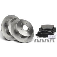 China Rear Disc Brake Rotors & Ceramic Brake Pads for Toyota Venza 2009-2016 2.7L 3.5L for sale