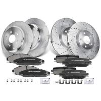 China Front & Rear Drilled Rotors & Ceramic Brake Pads for Acura MDX ZDX Honda Pilot for sale