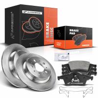 China Rear Disc Brake Rotors & Ceramic Brake Pads for Volvo XC70 2003-2007 S60 S80 V70 for sale