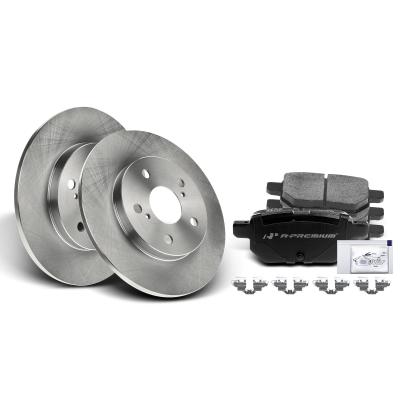 China Rear Disc Brake Rotors & Ceramic Brake Pads for Toyota Matrix Pontiac Vibe Scion for sale