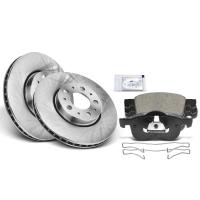 China Front Disc Brake Rotors & Ceramic Brake Pads for Volvo S60 01-09 S80 V70 XC70 for sale