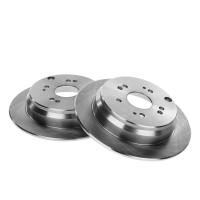 China Rear Drilled Rotors & Ceramic Brake Pads for Honda CR-V 05-16 Acura RDX 10-18 for sale