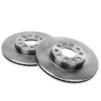 China Front & Rear Disc Brake Rotors & Ceramic Brake Pads for Volkswagen Golf Jetta for sale