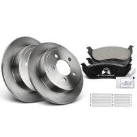 China Rear Disc Brake Rotors & Ceramic Brake Pads for Jeep Liberty 2003-2007 Wrangler for sale