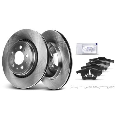 China Rear Disc Brake Rotors & Ceramic Brake Pads for Volvo XC90 2.5L 2.9L 3.2L 4.4L for sale