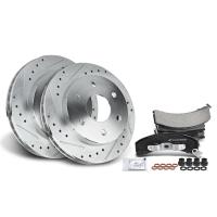China Front Drilled Rotors & Ceramic Brake Pads for Cadillac Escalade Chevrolet GMC for sale
